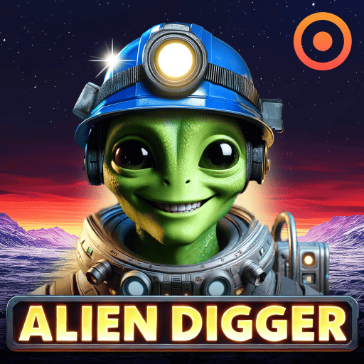 Play Alien Digger game at Chip'n WIN